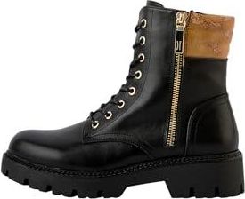 Alviero Martini 1A Classe Alviero Martini Amphibie Femme 1 Classe Black 0937 300b Amphibiens Bottes Hautes Chaussures &Agrave; Talons 4,5 Cm Dentel&eacute;, Noir, 37 EU