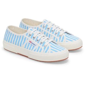 Superga 2750 Cotu Classic 2, Blanc cass&eacute;/bleu ciel d&eacute;t&eacute;, 35.5