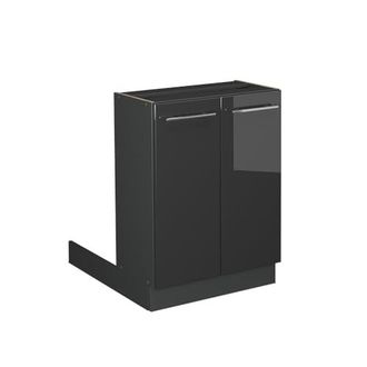 Vicco &Icirc;lot de Cuisine Fame-Line, Anthracite Haute Brillance, 60cm sans PT