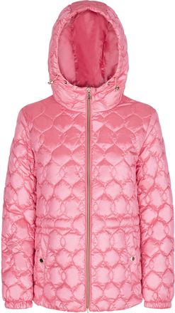 Geox Damen W Myluse Parka Jacket, FLAMINGO PINK, 44 EU