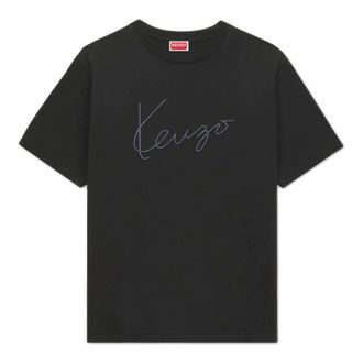 Kenzo T-shirt Signature - Homme - Tops - Noir - Taille: XL