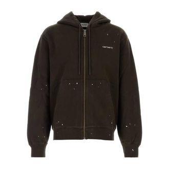 Carhartt Work in Progress Homme, Sweatshirts et sweats &agrave; capuche, Brun, Taille: L Hooded Painter Jacket