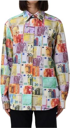 Moschino Camicia Banconote - - Blouses & Shirts - Damen - Mehrfarbig - M