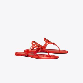 Tory Burch Damen Miller Sandale aus Lackleder