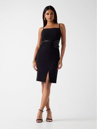 Guess Kleid f&uuml;r den Alltag 180023 Schwarz Classic Fit