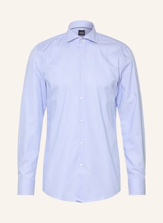 HUGO BOSS Hemd Hank Slim Fit blau