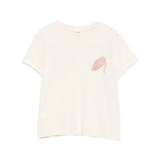 Re/Done 1950s Boxy Tee - - Tops - Damen - Beige - S