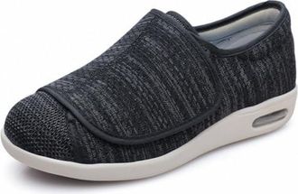 Generic Personnes Âgées Diabétique Chaussures De Marche Unisexe Confort Confortable Pantoufles Réglables Soutien De La Voûte Plantaire Baskets Orthopédiques,N