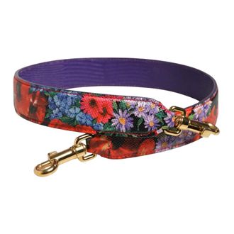 Dolce & Gabbana Femme, Sacs, Multicolore, Taille: ONE Size Floral Leather Shoulder Strap