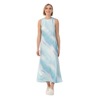Kocca Femme, Robes, Bleu, Taille: 36 FR Robe Chic Longue D&eacute;grad&eacute;e