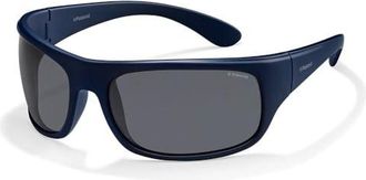 Polaroid Mixte 7886 Sunglasses, Sza/Y2 Mtdkblue, 66 EU