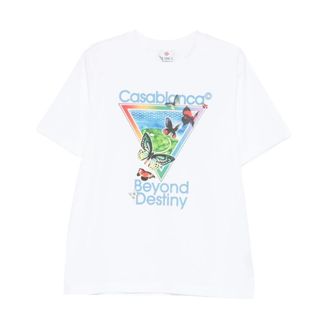 Casablanca Homme, Tops, Blanc, Taille: L T-Chemises