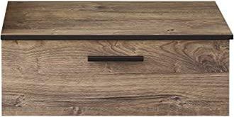 PELIPAL Badezimmerschrank Quickset 374 in Eiche Ribbeck quer Nachbildung, 71 cm breit | Unterschrank mit 1 Klappe