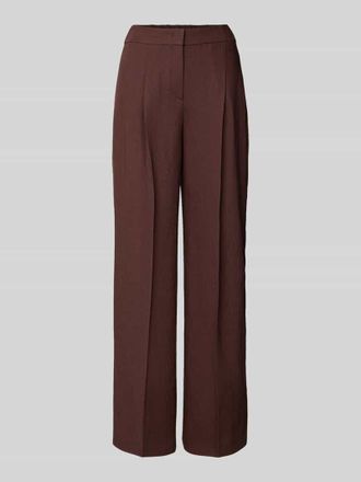 HUGO BOSS Relaxed Fit Hose aus Leinen-Mix