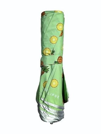 Eclipse Parasol Pliable voyage parfait pour moto, sac &agrave; dos, valise... 1KG, 39CM ferm&eacute;- 134 &Oslash;, UPF 30 (Vert clair)