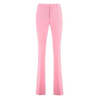 Versace Femme, Pantalons, Rose, Taille: 38 FR Wide Pantalons