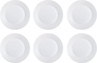 Luminarc Harena Dessertteller aus Glas, mikrowellengeeignet, Kühlschrank, recycelbar, 6 Stück