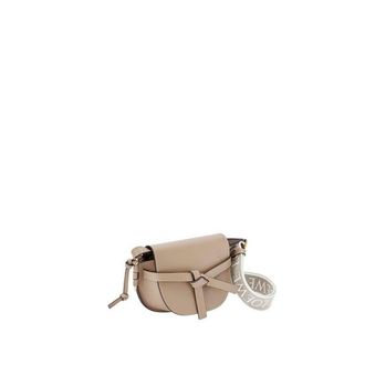 Loewe Sac Gate Dual mod&egrave;le Mini en cuir de veau souple et jacquard