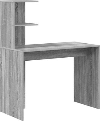 vidaXL Schreibtisch Grau Sonoma 102 x 50 x 124 cm Holzwerkstoff Vidaxl