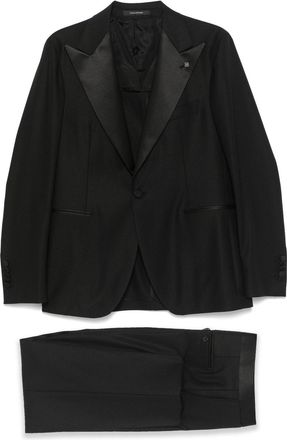 Tagliatore Einreihiger Smoking - Schwarz