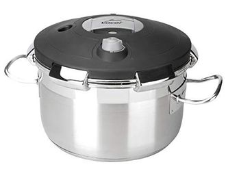 Lacor Lacor 50815 Cocotte à Pression Chef Luxe 15 Litre, Silver