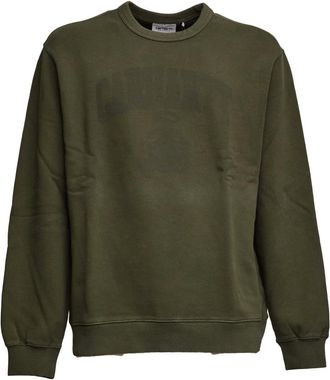 Carhartt Work in Progress Homme, Sweatshirts et sweats &agrave; capuche, Vert, Taille: L Crewneck SweaT-shirt