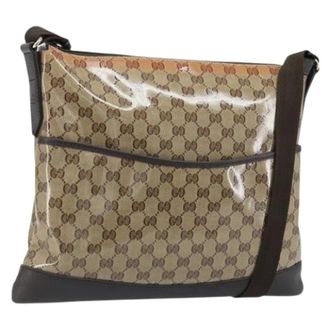 Gucci Sac bandouli&egrave;re GG Canvas Vintage Pre-owned - Femme - Pre-owned - Beige - Taille: ONE Size