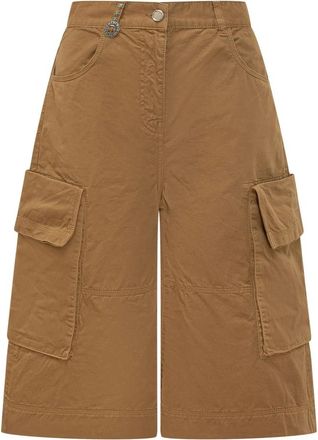 Pinko Pinko, Femme, Shorts, Brun, Taille: 36 FR Albareto Bermuda