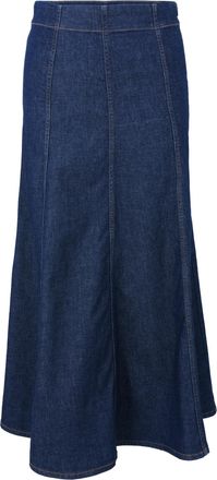 Zero Damen Maxi-Jeansrock ausgestellt 40, Dark Blue Denim