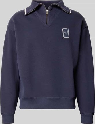 Lacoste Loose Fit Troyer aus Baumwoll-Mix Model Tennisc