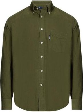 Façonnable Fangbar - gemischtes Wollhemd - grün