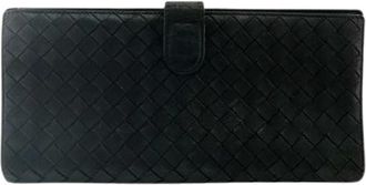 Bottega Veneta Portefeuille long (bi-pli) Pre-owned - Femme - Pre-owned - Noir - Taille: ONE Size