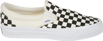 Vans Homme, Chaussures, Noir, Taille: 43 1/2 EU Reissue 98 Checkerboard Slip-On