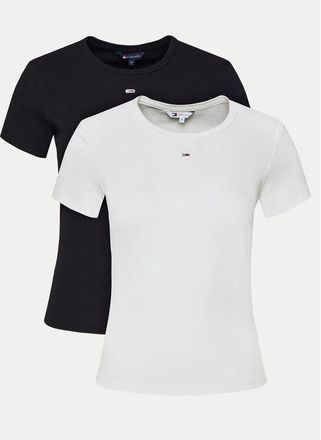 Tommy Jeans T-Shirt-Set DW0DW21430 Bunt Slim Fit