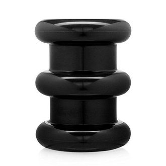 Kartell 885209 Hocker, Plastik, schwarz, 35 x 35 x 46 cm