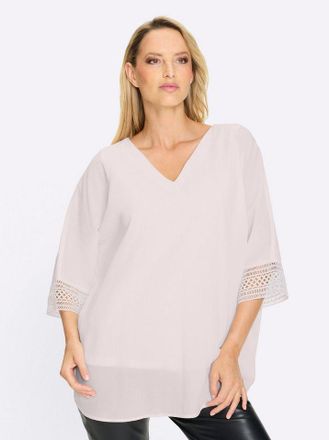 Heine Klassische Bluse Bluse 3/4-Arm