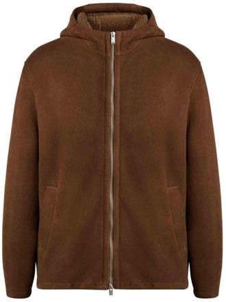 Lardini veste en daim - Marron