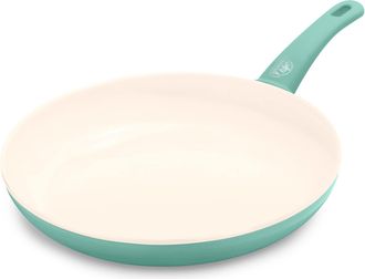 GreenLife Soft Grip Gesunde Antihaftbeschichtung aus Keramik, 30 cm Bratpfanne, PFAS-frei, Spülmaschinenfest, Backofenfest, Türkis