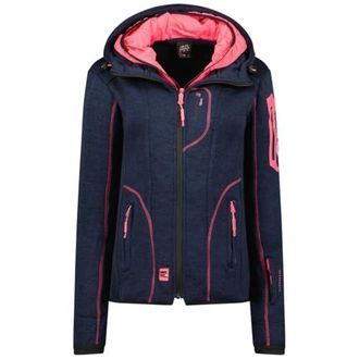 Geographical Norway Tigresse Lady Polaire Chaude Femme Chaude Fermeture Zip - Veste Automne Hiver Printemps Chaud Femmes - Longues Manches Pull Fourrure Doux Confort Outd