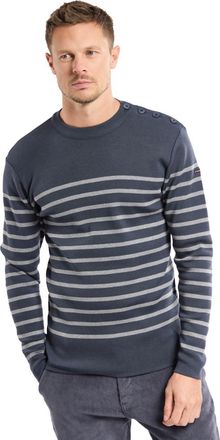 Armor Lux Herren Goulenez Pullover, Tornado/Misty Grey, Medium