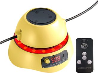 Generico Seilspringmaschine, 1 bis 10 Geschwindigkeitsstufen, kabellos und mit Musik, elektrisches Seilspringger&auml;t mit Fernbedienung, f&uuml;r M&auml;nner, Frauen, Erwac
