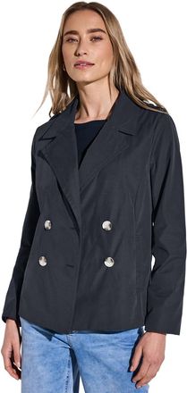 Street One Damen A202057 Trenchcoat, Gravity Blue, 34