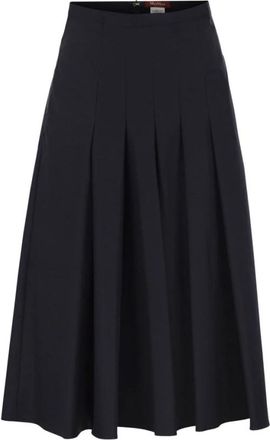 Max Mara Femme, Jupes, Bleu, Taille: 38 FR Ill Become Midi Skirt