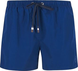 Bugatti Herren Badeshorts blau Mikrofaser unifarben