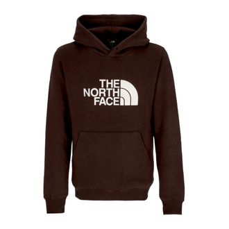 The North Face Kohlbrauner Hoodie mit K&auml;ngurutasche - - Sport - Herren - Braun - S