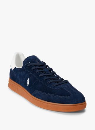 Polo Ralph Lauren Baskets aspect daim en cuir m&eacute;lang&eacute;