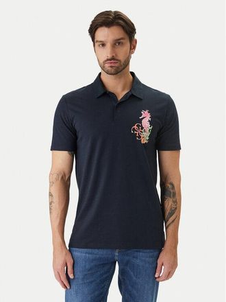 Guess Poloshirt F6GP01 K8FQ4 Dunkelblau Regular Fit