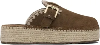 Mou Soft Suede Loafers With Braided Trim - Gr. 40 (EU) - in Rosa