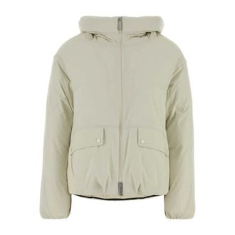 Herno Femme, Vestes, Blanc, Taille: 36 FR Nylon Down Jacket