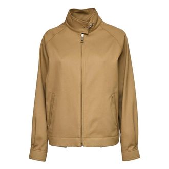 Fay Femme, Vestes, Brun, Taille: 38 FR Blouson aviateur semi-doubl&eacute;